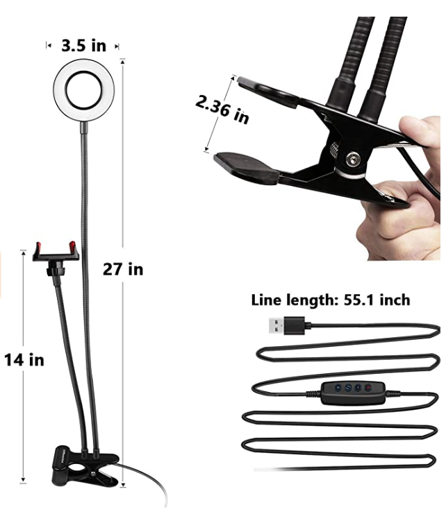 ubeesize ring light and tripod
