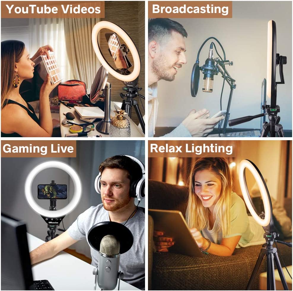 ubeesize ring light and tripod