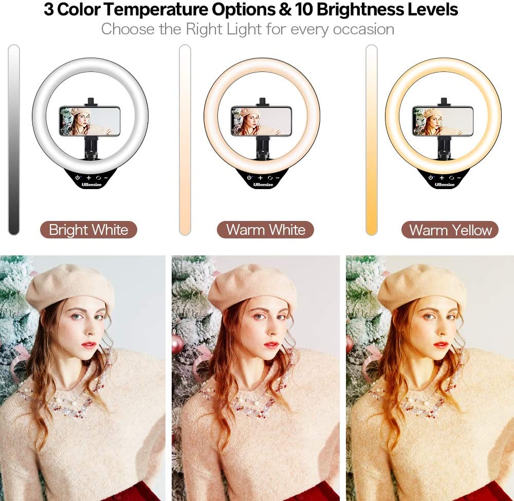 ubeesize ring light and tripod